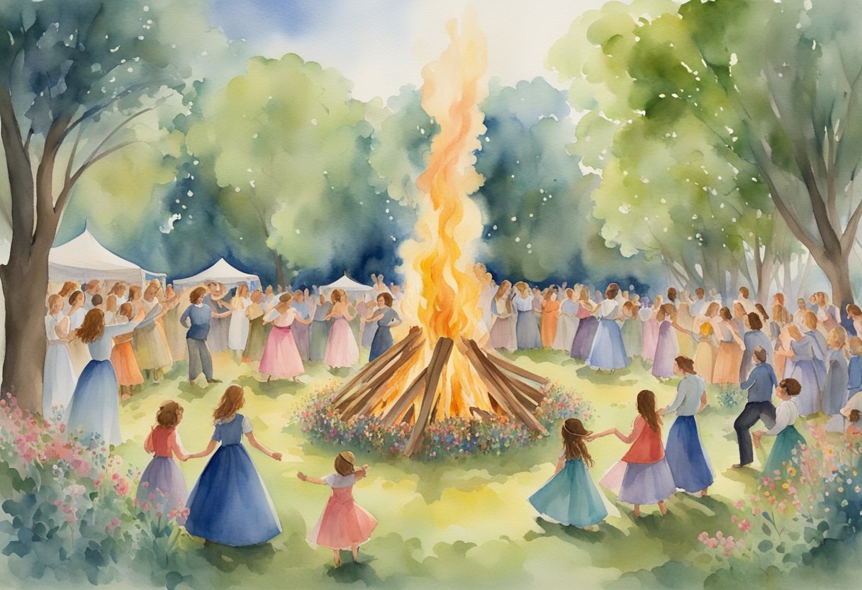 The Wiccan Calender Beltane (Celebrating the Fire Festival ...