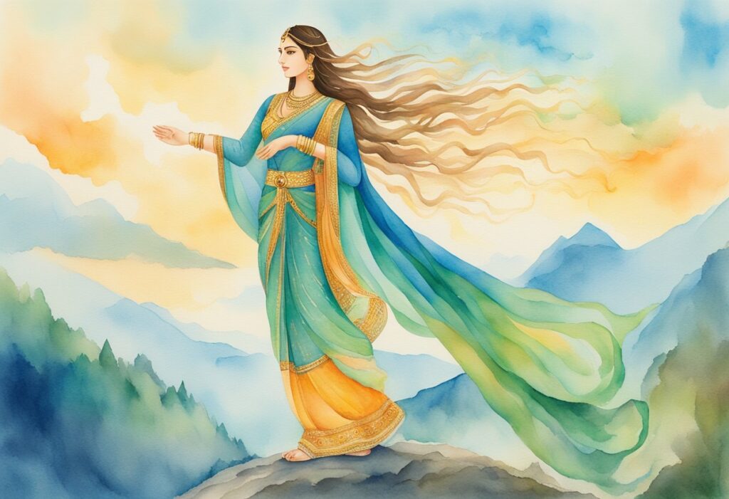 Aditi the Sky Goddess (Mystic Vedic Deity) - witchymagicks.com