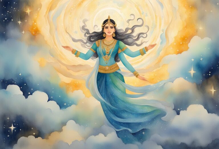 Aditi the Sky Goddess (Mystic Vedic Deity) - witchymagicks.com
