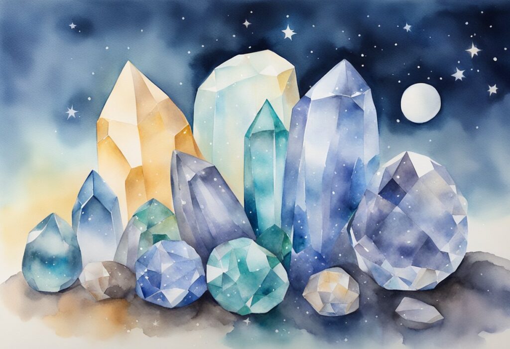 Waning Moon Crystals (Channel Cosmic Energy) - witchymagicks.com