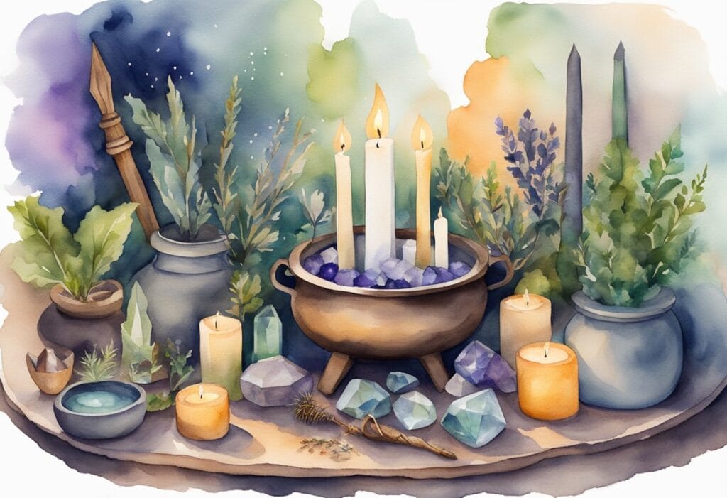 Witchy Altar Set Up (Crafting a Sacred Space) - witchymagicks.com